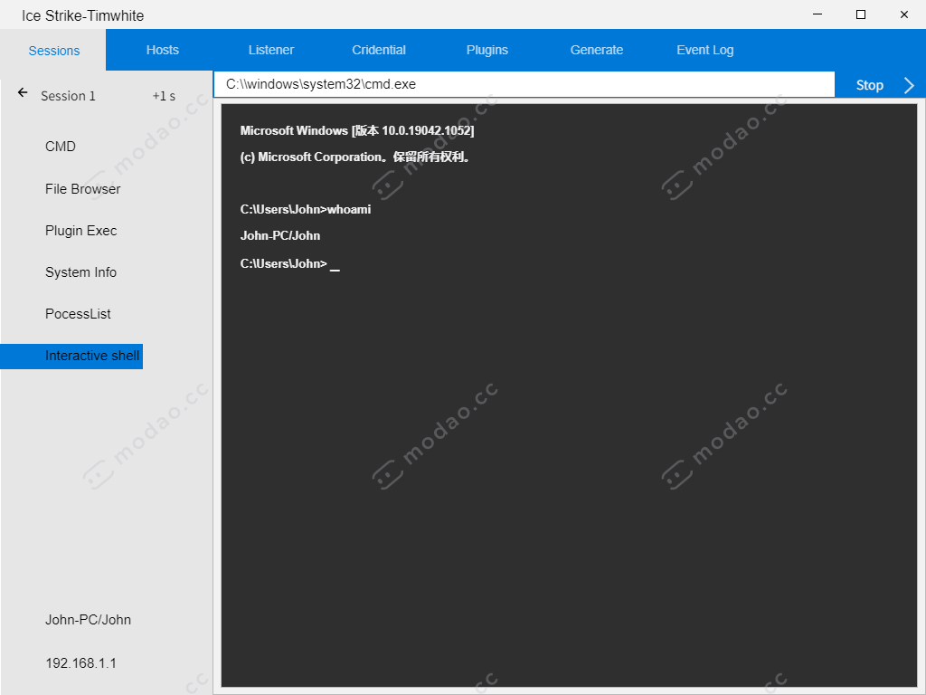 GitHub - timwhitez/ice-strike-design: Ice-Strike C2界面设计分享