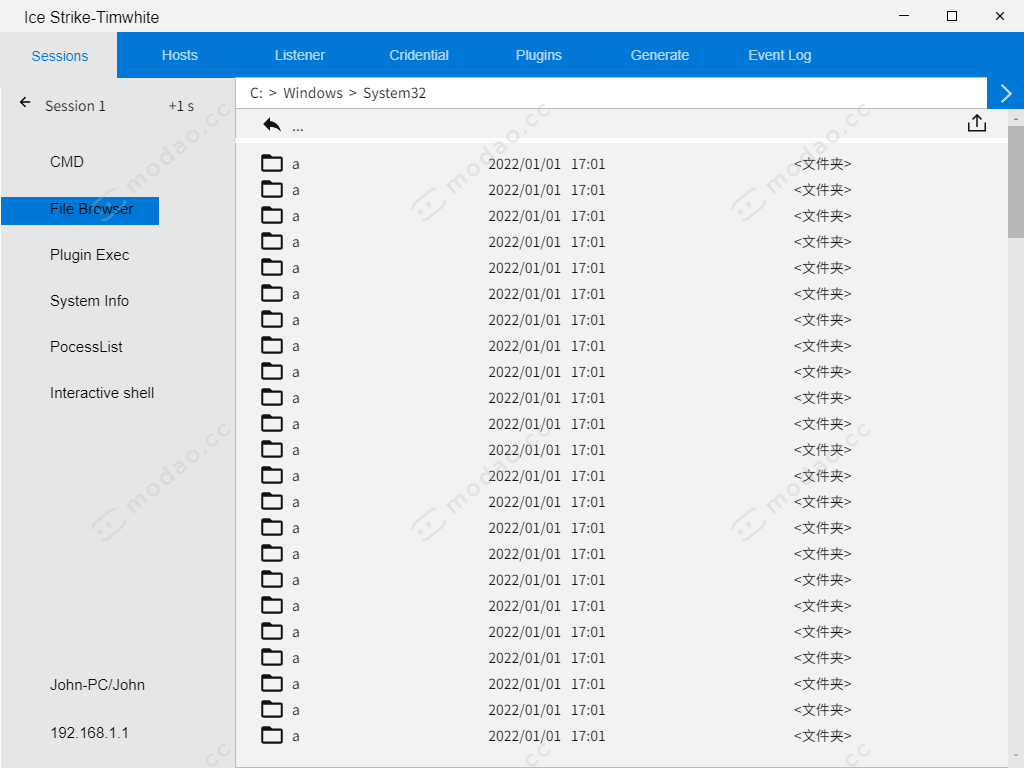 GitHub - timwhitez/ice-strike-design: Ice-Strike C2界面设计分享