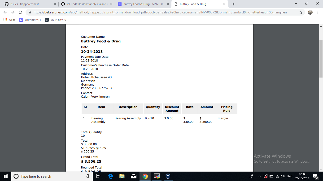 V11 pdf file don't apply css and image · Issue #15598 · frappe/erpnext · GitHub