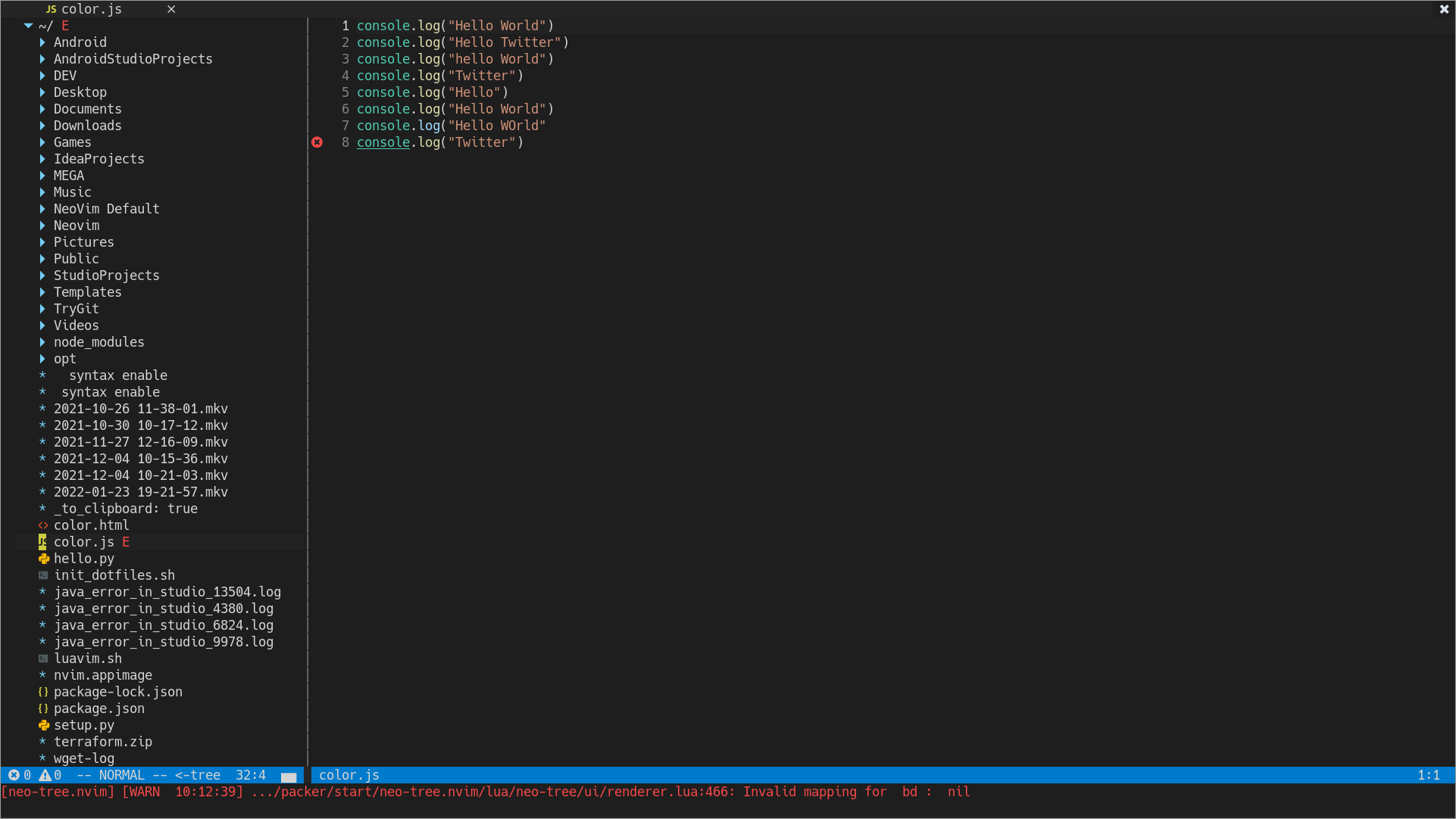 Error in neo-tree.utils.debounce · Issue #108 · nvim-neo-tree/neo-tree.nvim · GitHub