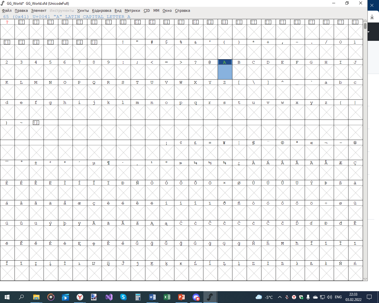 Made glyphs can’t be seen · Issue #4905 · fontforge/fontforge · GitHub