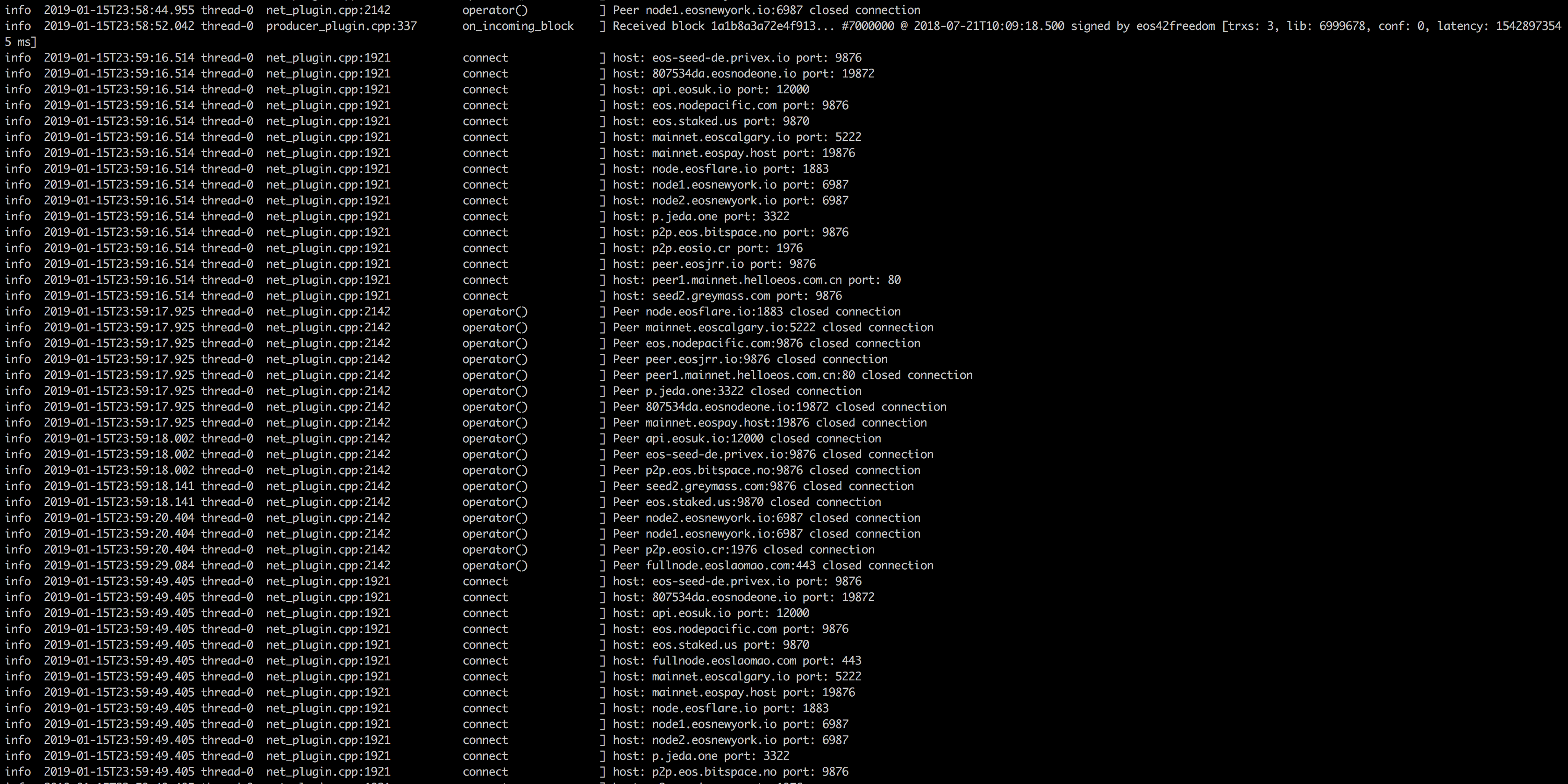 [Mainnet][Synchronization] Slow at block 7.000.000 · Issue #6616 · EOSIO/eos · GitHub