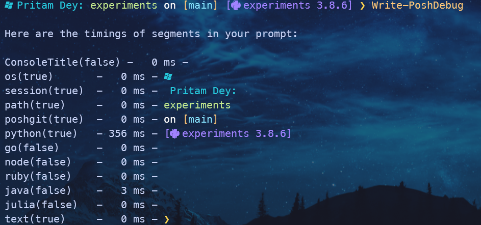 Python segment is taking long time · Issue #833 · JanDeDobbeleer/oh-my ...