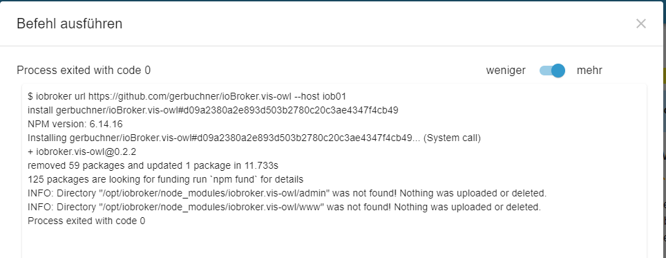VIS Adapter startet nicht mehr neu bei Installation Widget Adapter · Issue #1849 · ioBroker ...