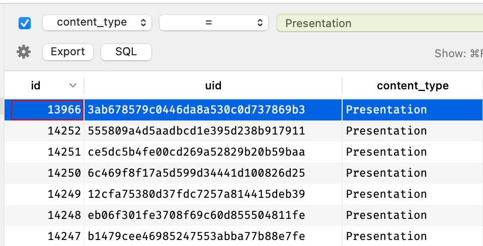Sort Display Issue On Big Table · Issue 2812 · Tableplus Tableplus