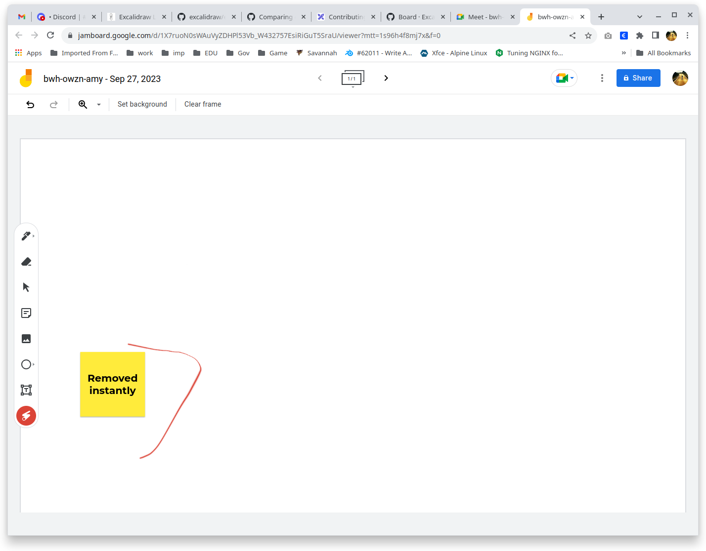 Feature request : Instantly deleted marker · Issue #7048 · excalidraw/excalidraw · GitHub