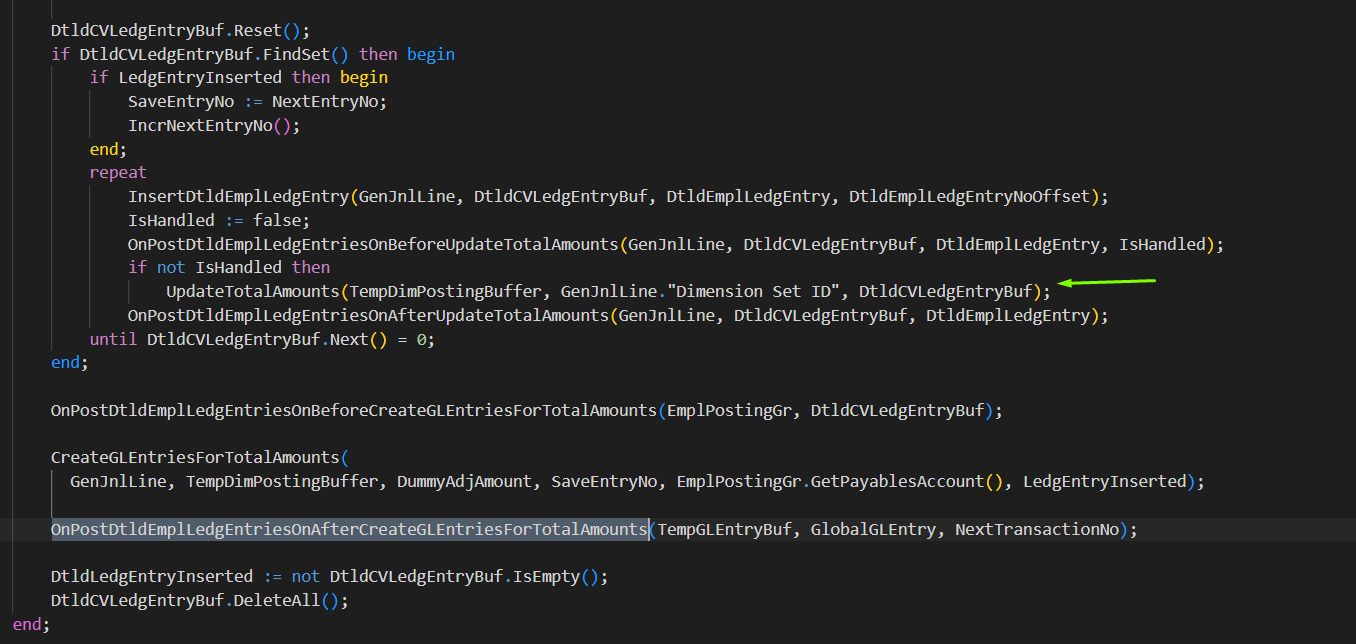 codeunit 12 "Gen. Jnl.-Post Line" Include Sender -> Yes · Issue #23194 ...