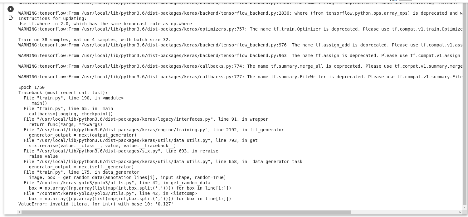 Error During training on Custom Dataset · Issue #60 · Adamdad/keras ...