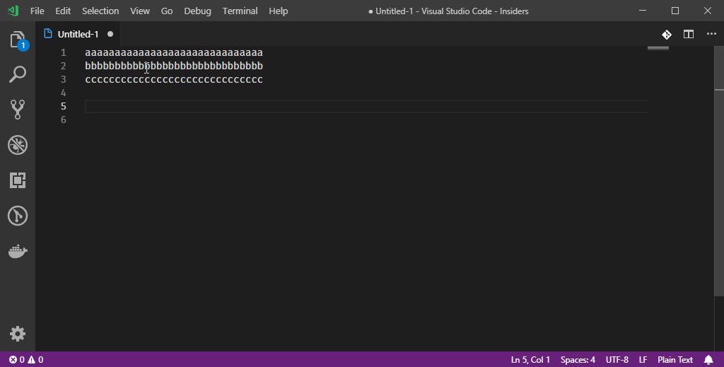 Pasting Multiple Lines Copied Without Selection Duplicates Them · Issue 71010 · Microsoft