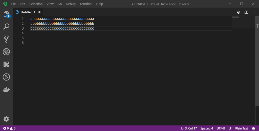 Pasting multiple lines copied without selection duplicates them · Issue ...