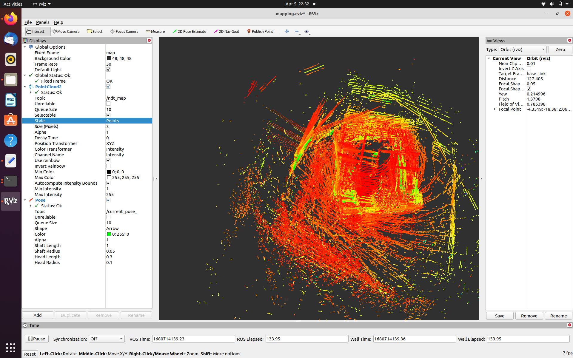 not able to visualize anything on rviz after launching ndt_mapping.launch · Issue #13 ...