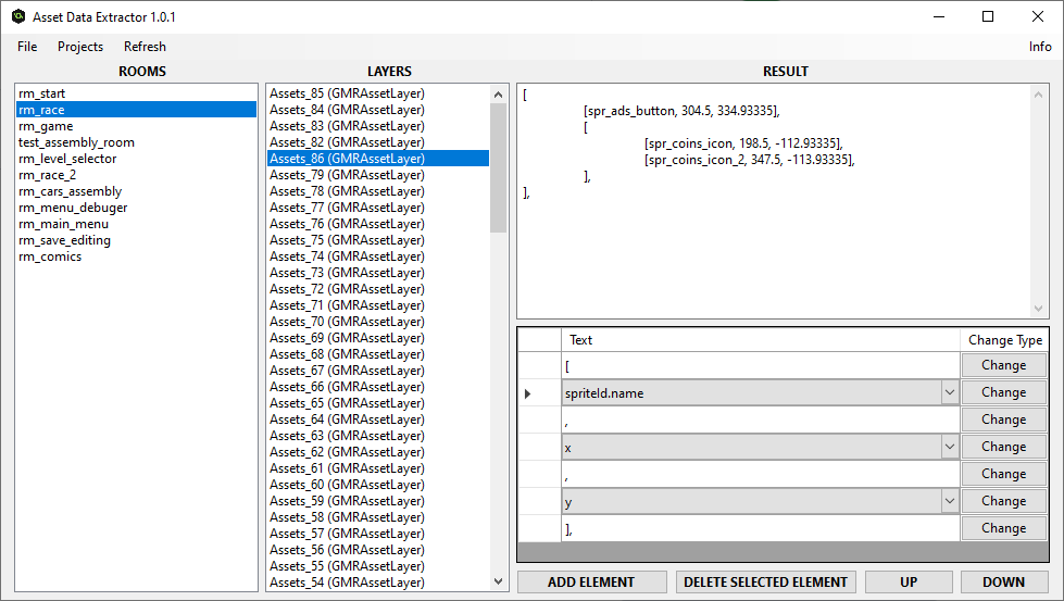 GitHub - yevhenii-sir/AssetDataExtractor: GMS2 Room Asset Data Extractor