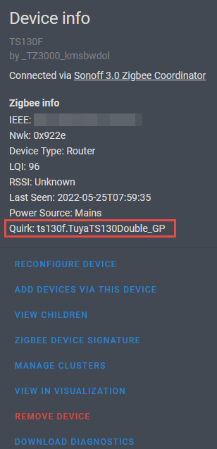 [Device Support Request] TS130F - _TZ3000_kmsbwdol · Issue #1582 · zigpy/zha-device-handlers ...