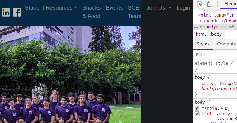 Fix Navbar Overflow · Issue #196 · SCE-Development/Clark · GitHub