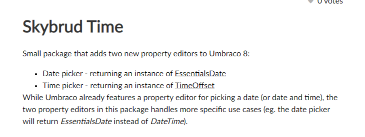 Use Markdown for package descriptions · Issue #74 · umbraco/Umbraco.Packages · GitHub