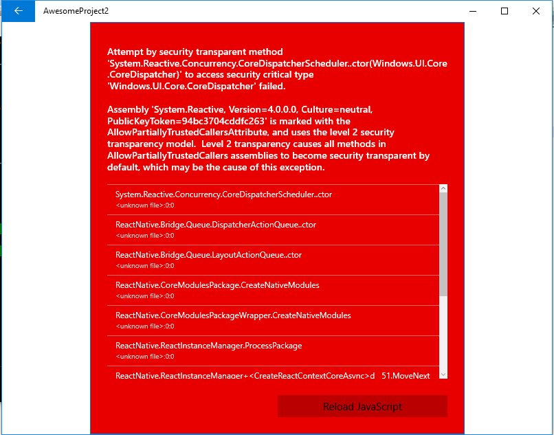 App fails to run after upgrading to Visual Studio v15.8.5 (current ...