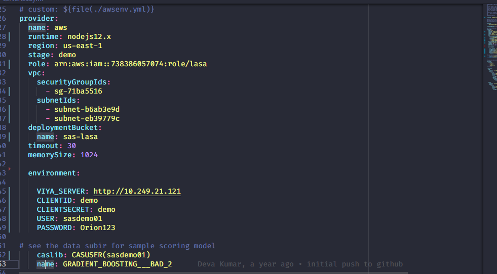 Error: Request failed with status code 400 · Issue #1 · sassoftware/viya-apps-serverless-score ...