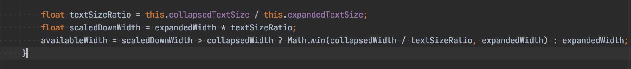 [CollapsingToolbarLayout] Expanded text uses width of collapsed text · Issue #2318 · material ...