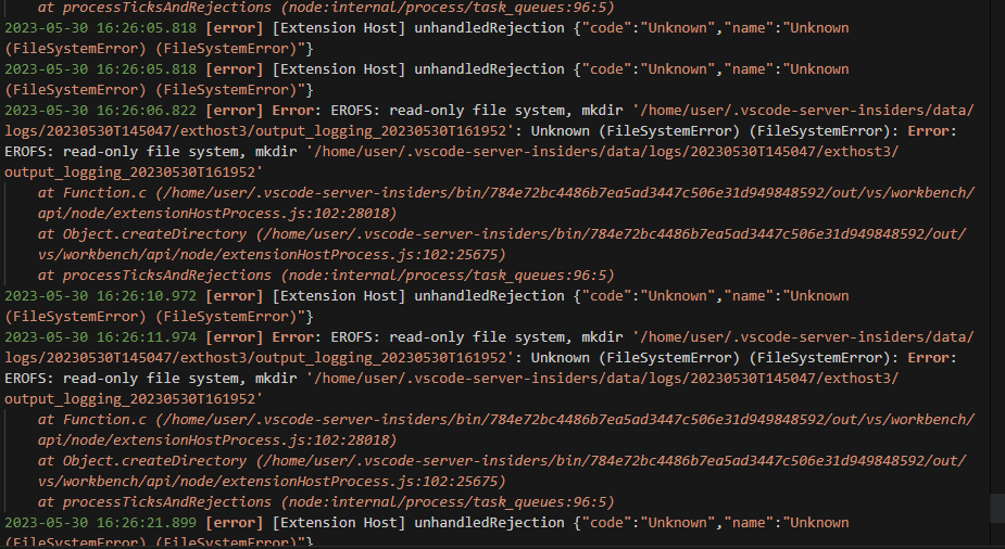 Error Eio Io Error Read When Using Github Copilot Chat · Issue 183763 · Microsoftvscode 