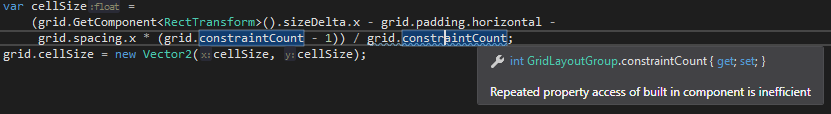 Avoid false positives of "Repeated property access of built in ...