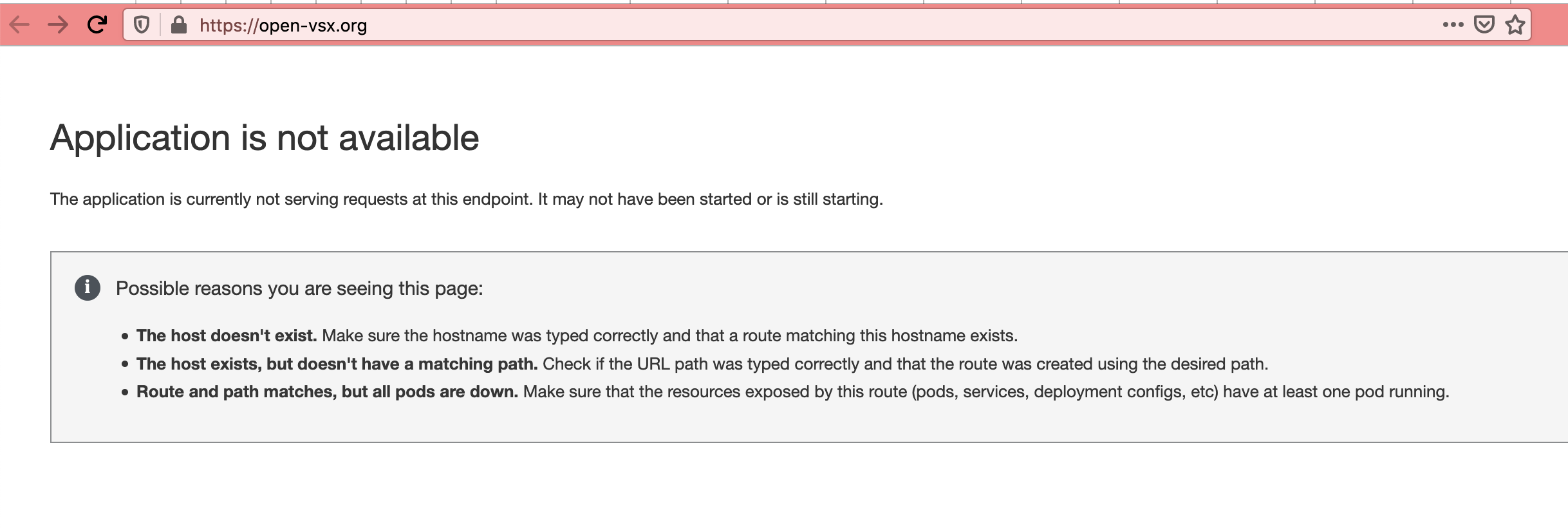 Application is not available: https://open-vsx.org/ · Issue #218 · eclipse/openvsx · GitHub