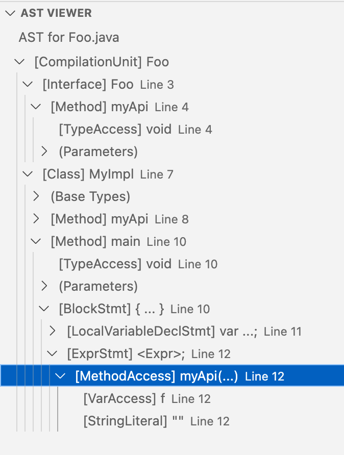 How to make a taint tracking connection bettween a API of Interface and its implementation API ...