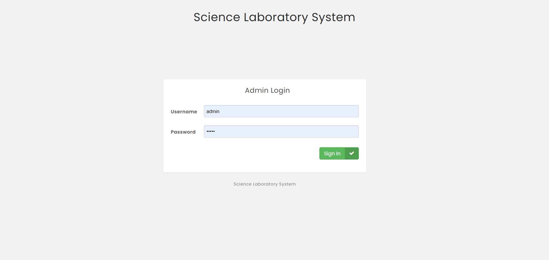 GitHub - swift19/science-laboratory-system