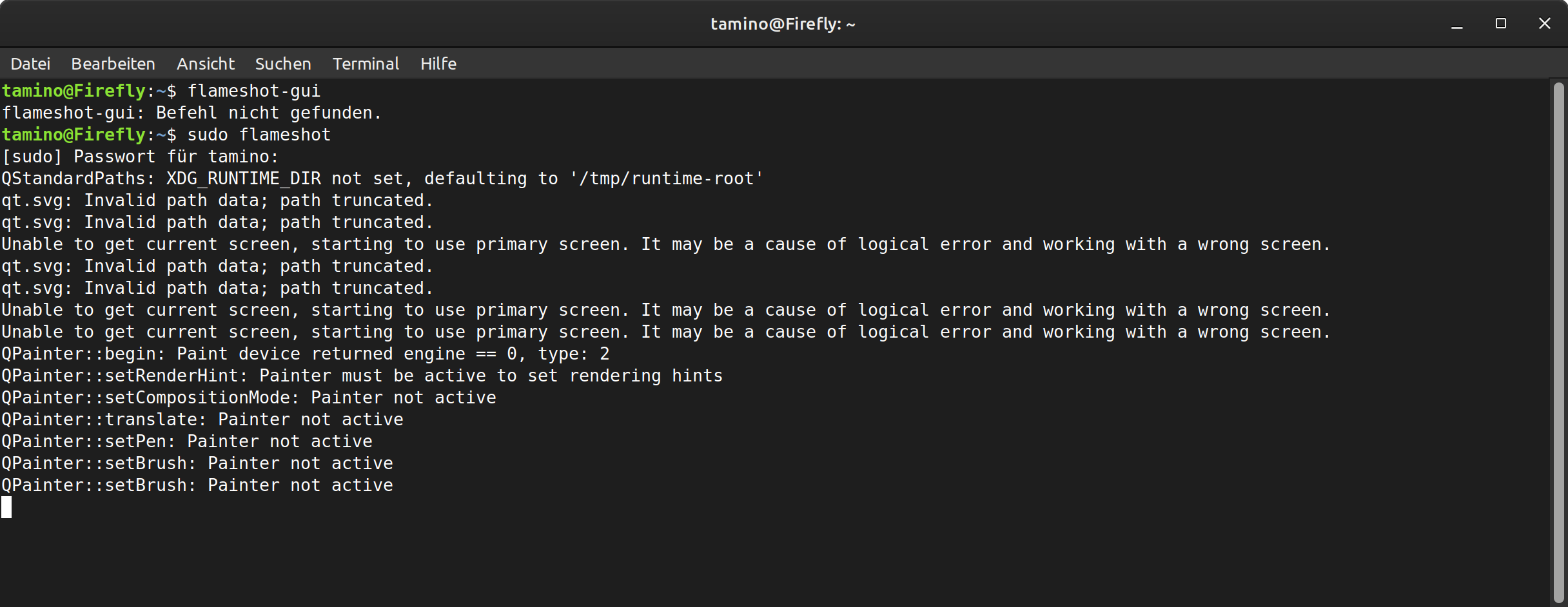 Black screen when clicking on icon in taskbar, not every part of screen choosable with cursor ...