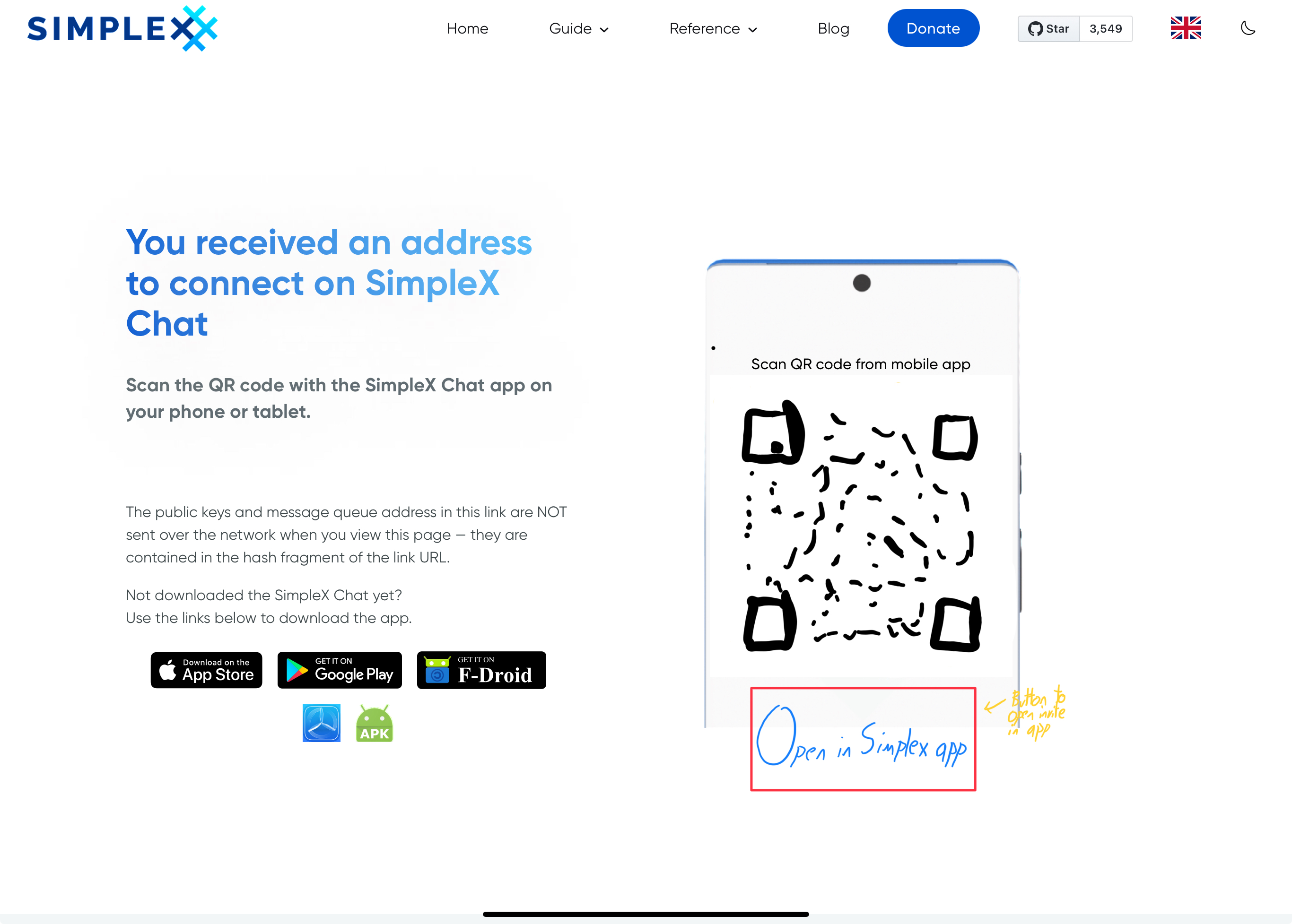 [Feature]: Open invite in APP (Button on website) · Issue #2714 · simplex-chat/simplex-chat · GitHub