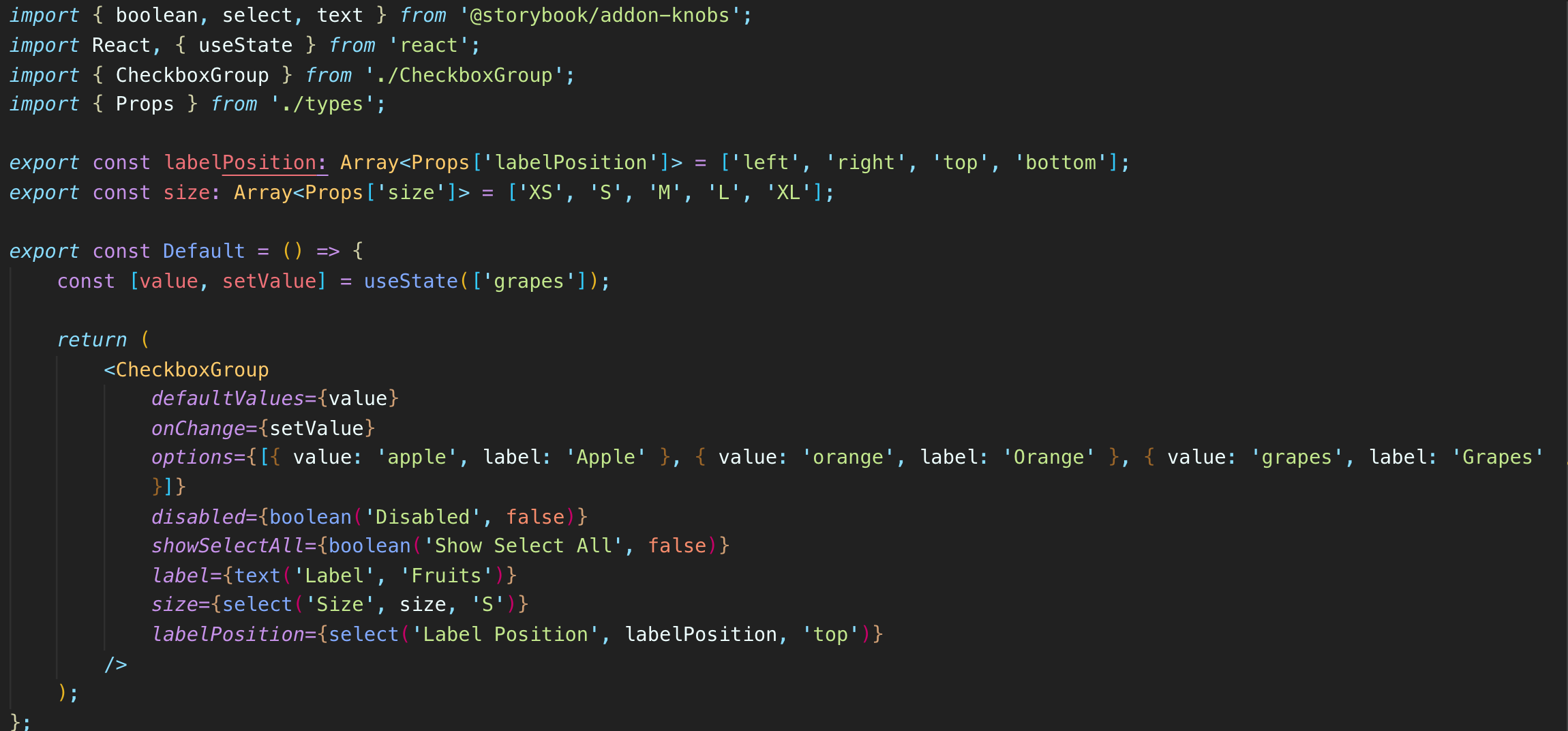 Addon Docs Preview Pane Not Showing Proper Component Source Code