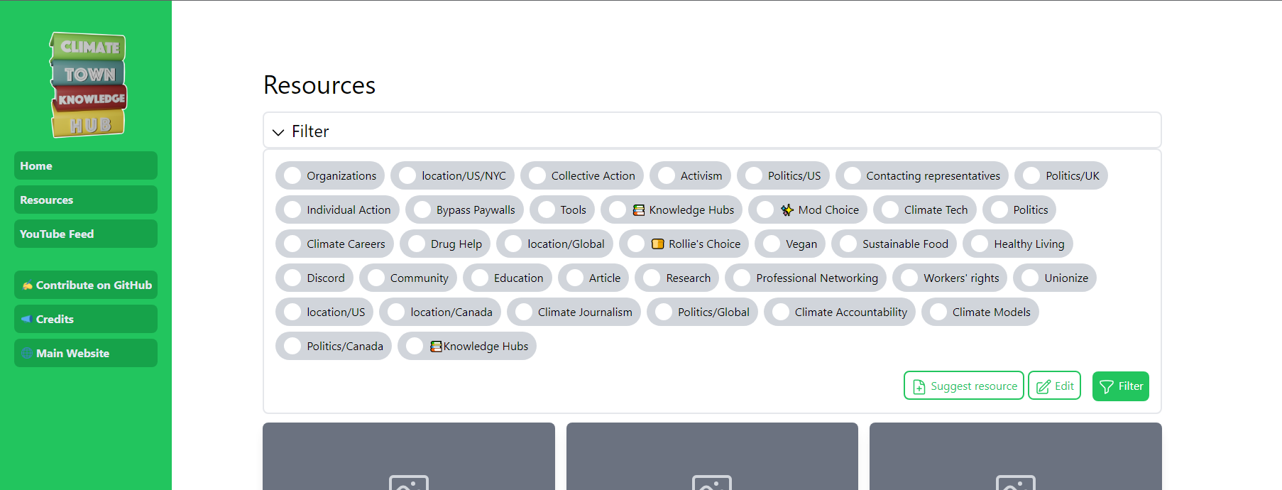 [BUG] Inconsistent emojis · Issue #181 · ClimateTown/knowledge-hub · GitHub