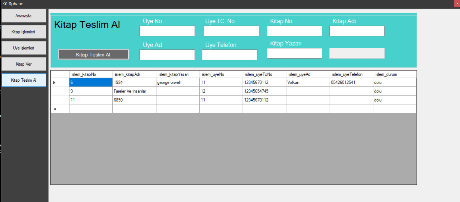 GitHub - nickvlkn/LibraryAutomation: Basit bir kütüphane uygulamasıdır.