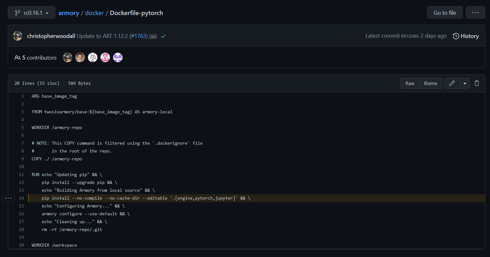 check tide dependency for tide metrics · Issue #1764 · twosixlabs/armory · GitHub