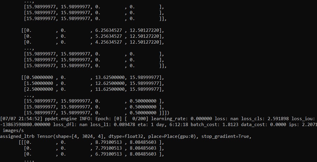 ppyoloe训练报错ValueError: Target *** is out of upper/lower bound. · Issue ...