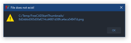 Start page error message about missing thumbnail file · Issue #506 · realthunder/FreeCAD ...