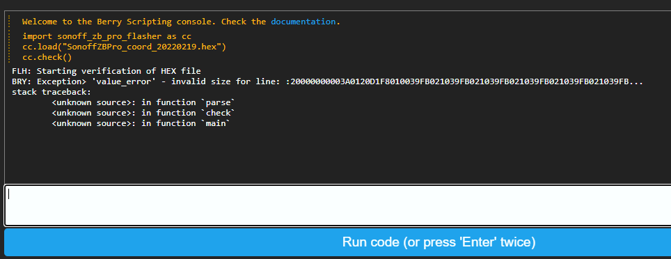 [SOLVED] Sonoff ZBBridge Pro - cc.check() report error · Issue #17183 · arendst/Tasmota · GitHub