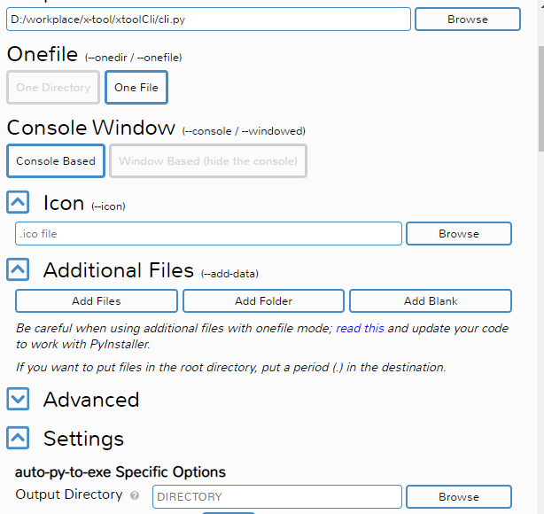 avoid writing into fallback folder · Issue #291 · brentvollebregt/auto-py-to-exe · GitHub
