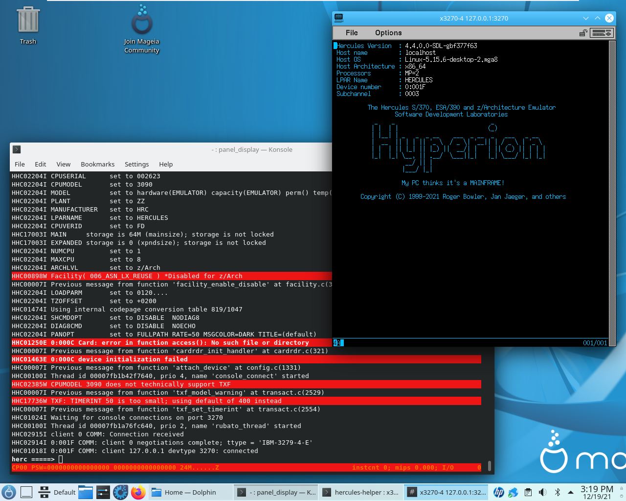 Support for Mageia v8 · Issue #22 · wrljet/hercules-helper · GitHub