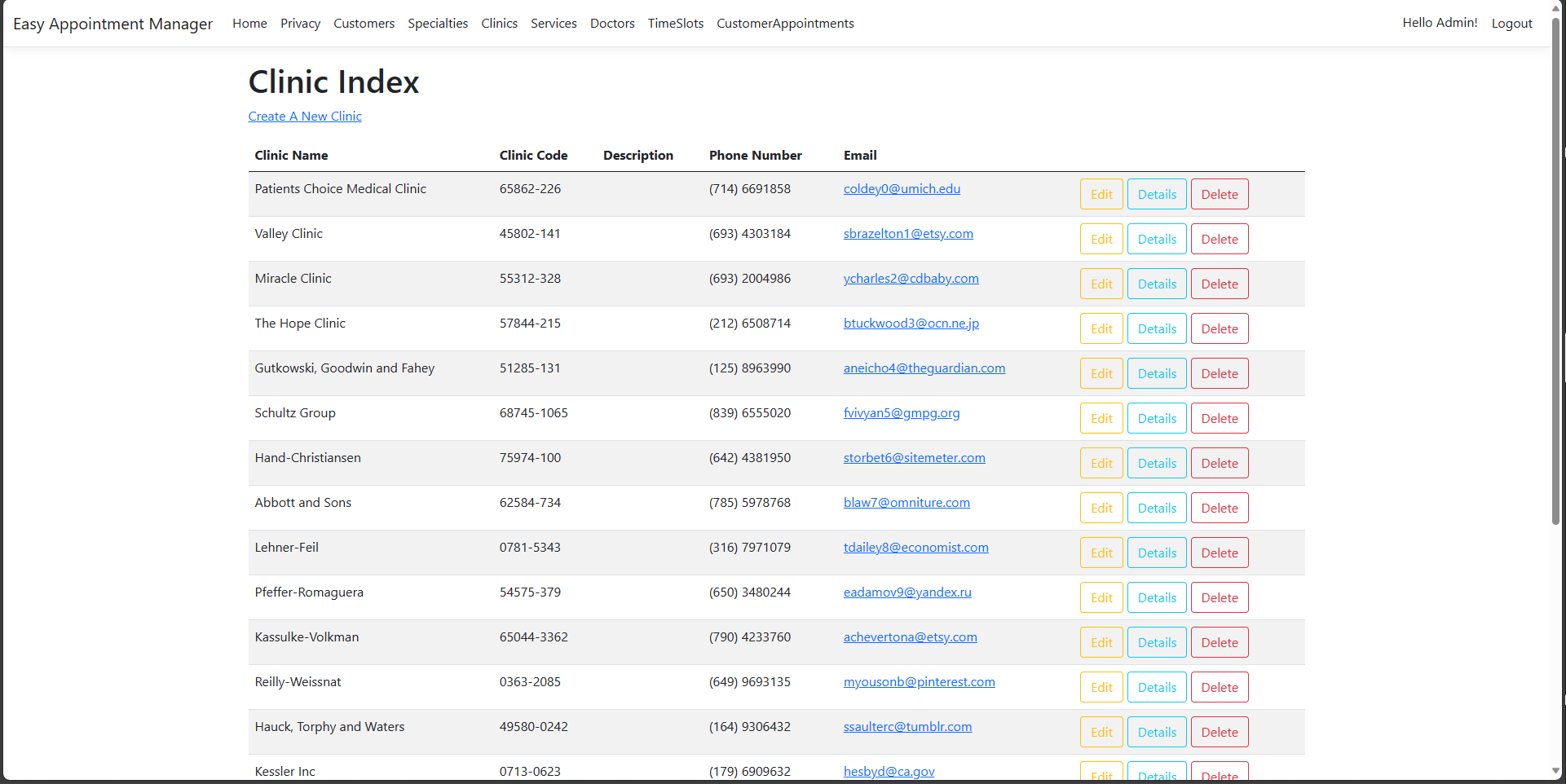 GitHub - crex424/EasyAppointmentManager: A website to keep track and ...