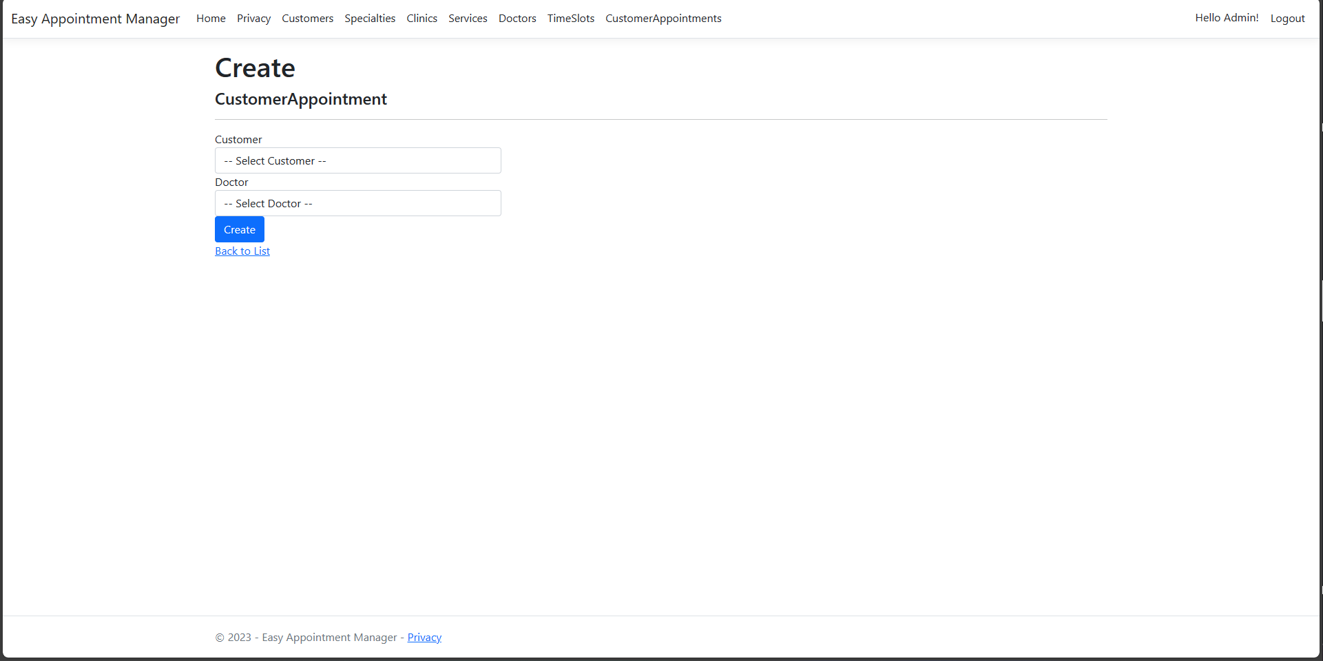 GitHub - crex424/EasyAppointmentManager: A website to keep track and ...