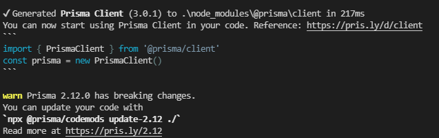 warn Prisma 2.12.0 has breaking changes. · Issue #9179 · prisma/prisma · GitHub