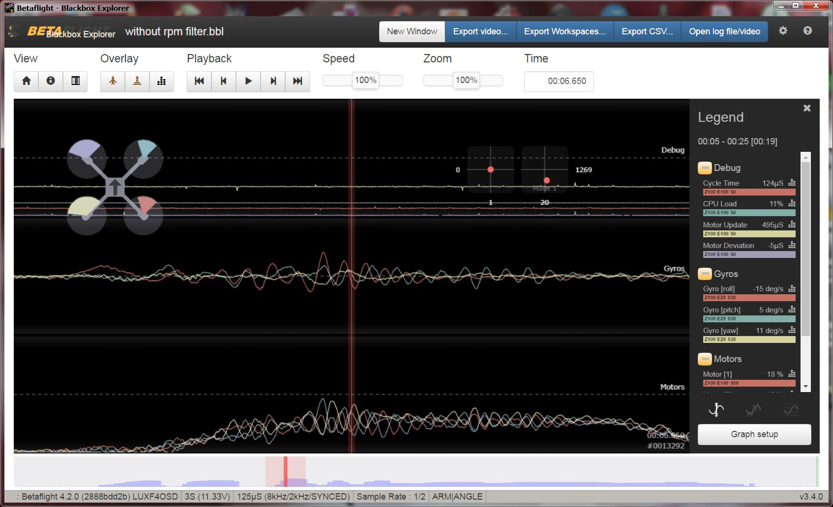 rpm filter resonances while ascending · Issue #9082 · betaflight ...
