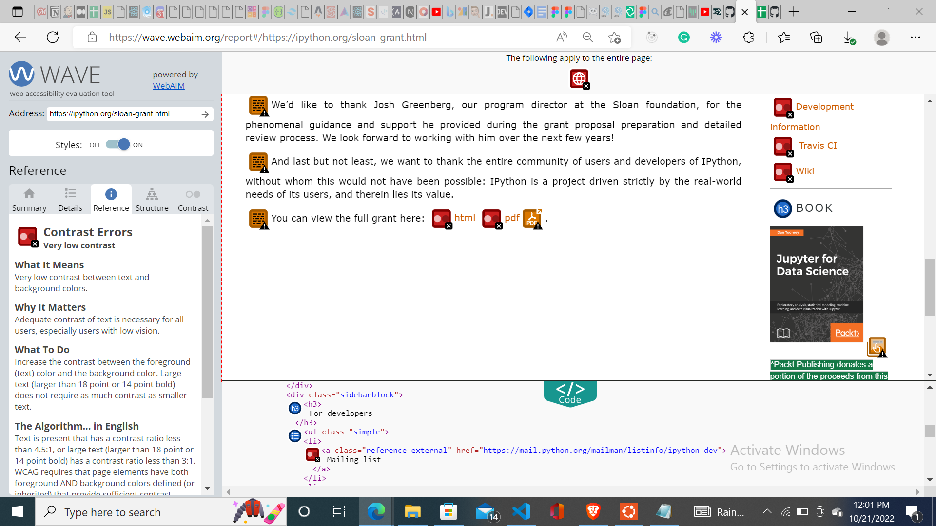 Accessibility: sloan grant · Issue #107 · jupyterhub/outreachy · GitHub
