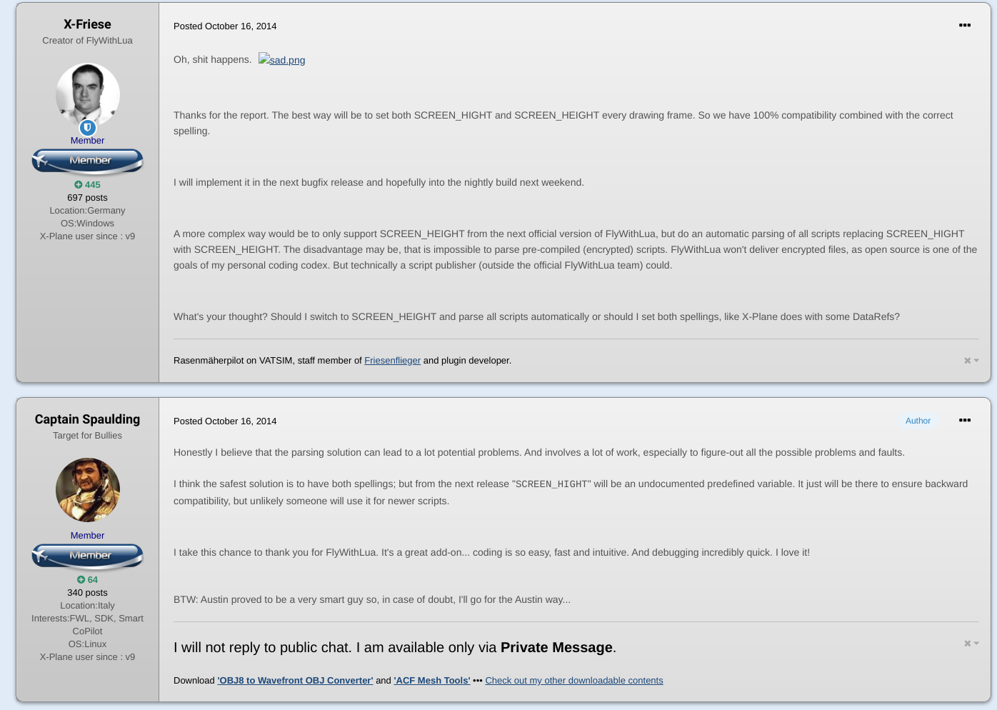 Mispelled predefined variable. · Issue #74 · X-Friese/FlyWithLua · GitHub