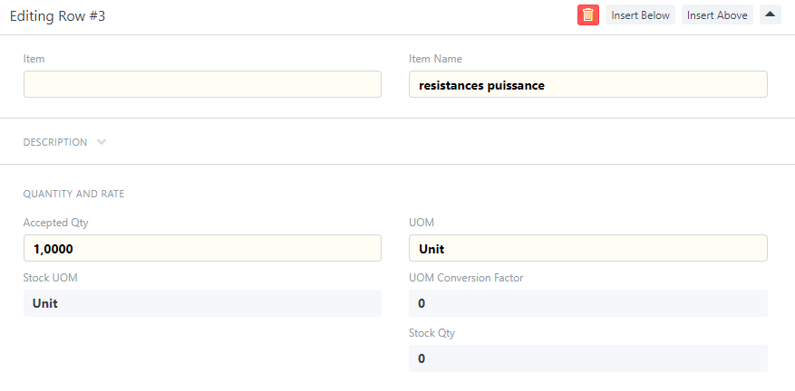 Can't edit UOM conversion in invoice with no item is selected. · Issue ...