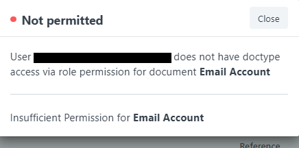 Insufficient permission for email account · Issue #19428 · frappe ...