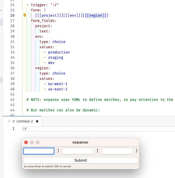 Triple square brackets in form · Issue #1744 · espanso/espanso · GitHub