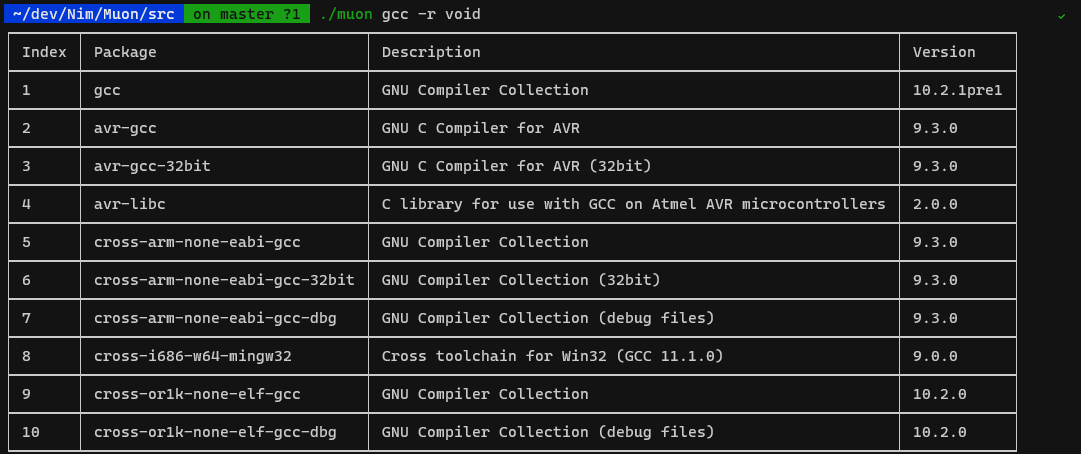 GitHub - jbutcher5/Muon: A void linux and arch aur package query tool