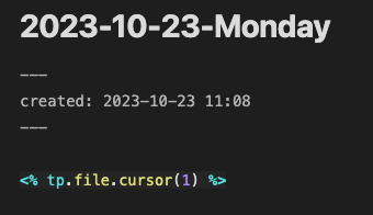 tp.file.cursor not replaced when executed from reading view · Issue #1232 · SilentVoid13 ...