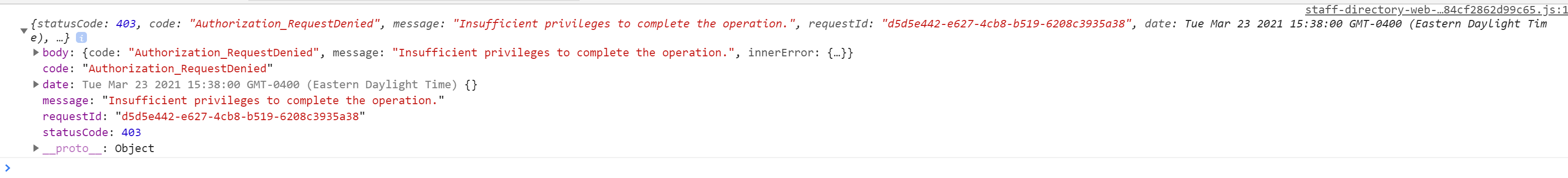 react-staffdirectory: "Insufficient privileges to complete the operation" · Issue #1783 · pnp/sp ...